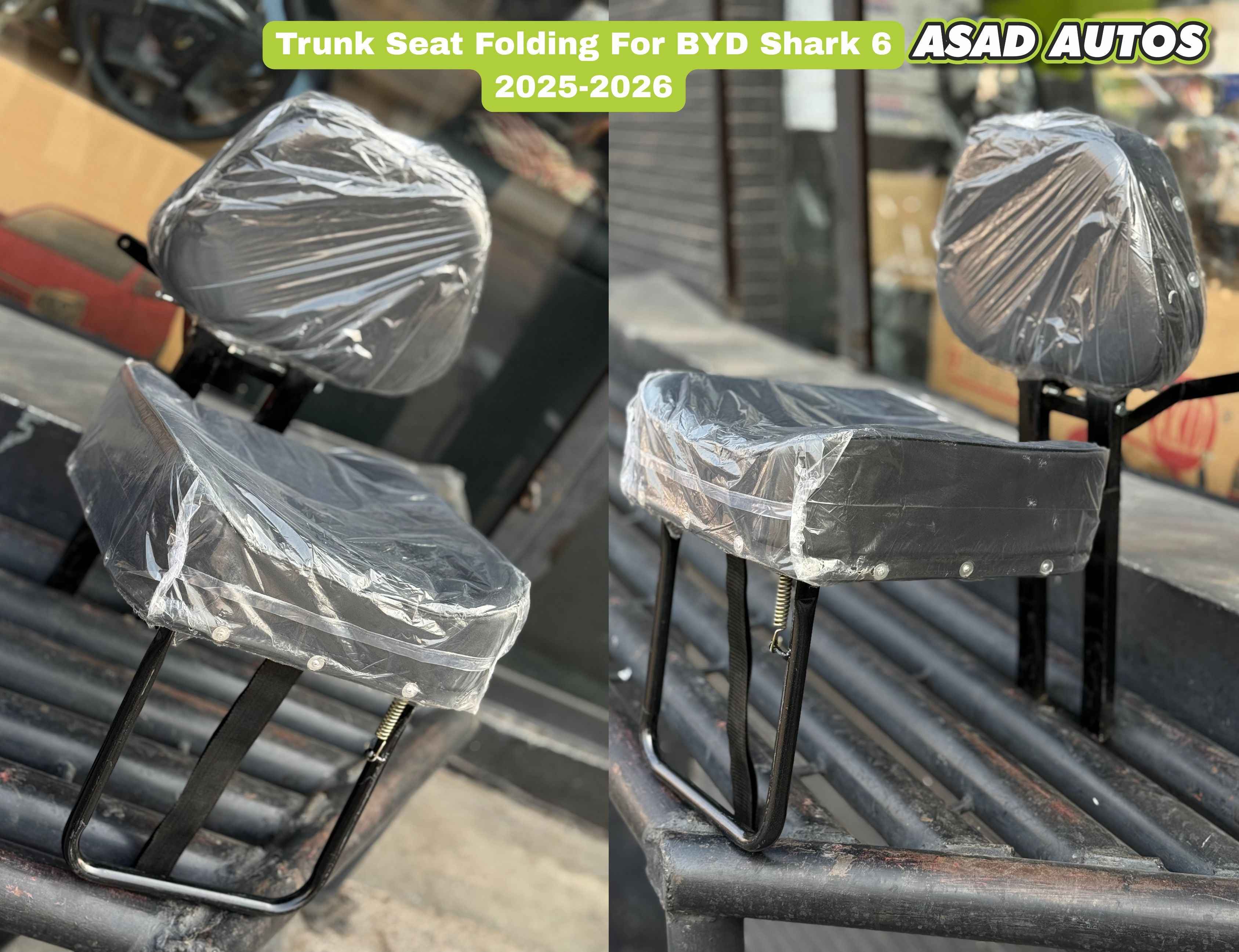 Trunk Seat Folding for BYD Shark 6 2025–2026 | Custom Fit Cargo Panel ...