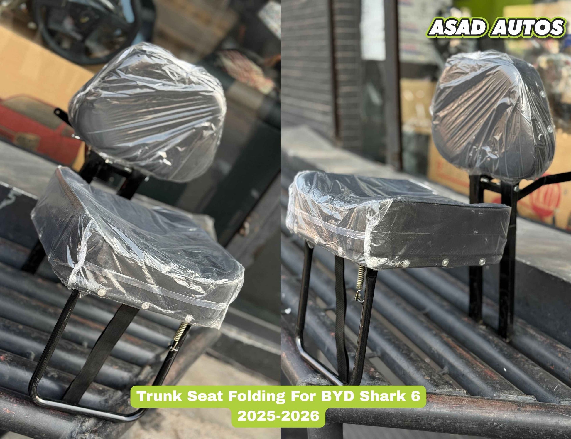 Trunk Seat Folding for BYD Shark 6 2025–2026 | Custom Fit Cargo Panel ...