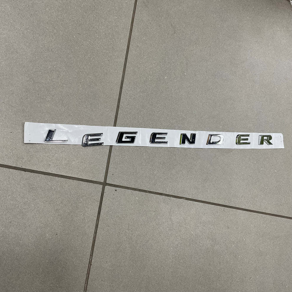 "Legender" Monogram Emblem for Toyota Fortuner – Asad Autos