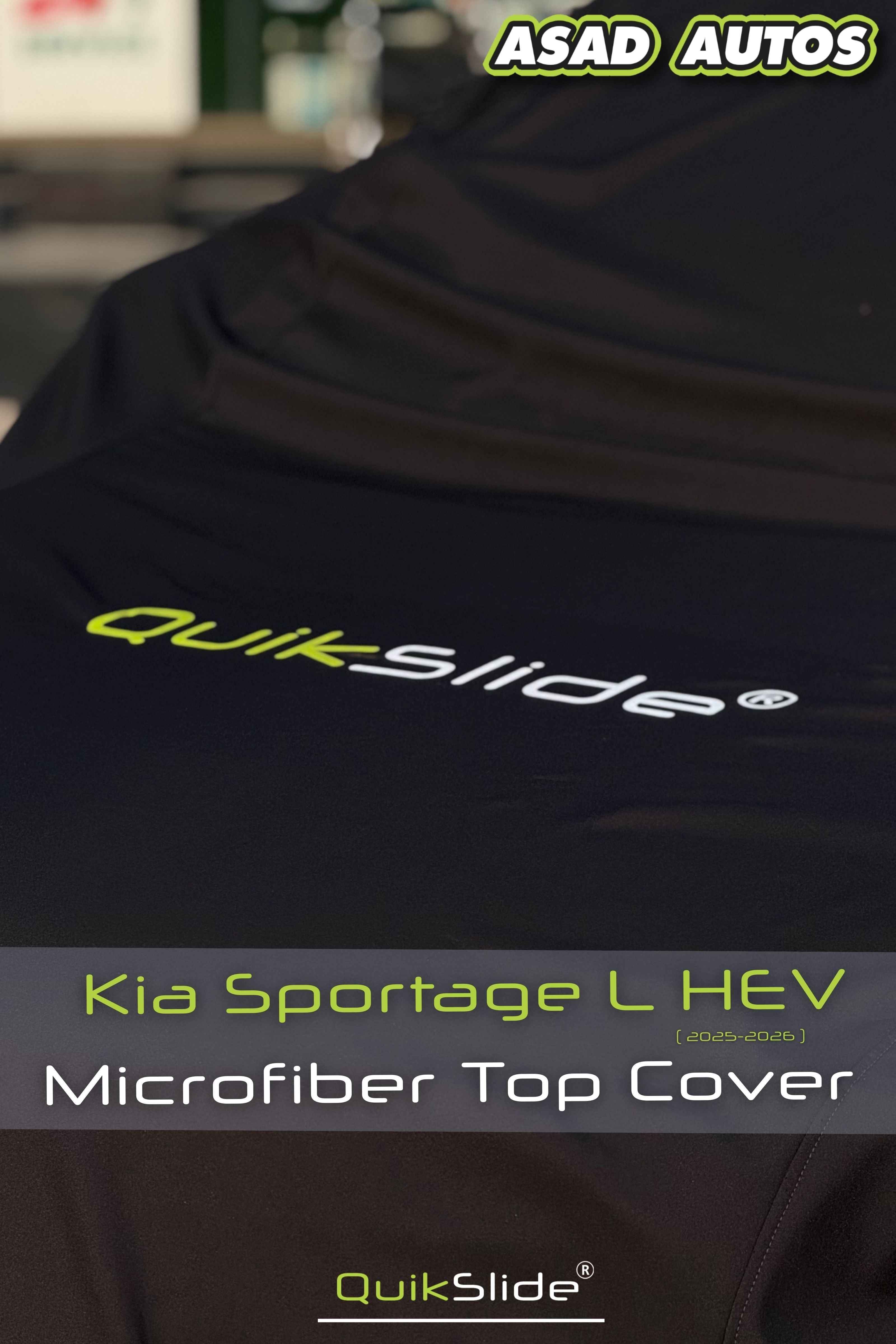QuikSlide Microfiber Top Cover for Kia Sportage L HEV 2025–2026 ...