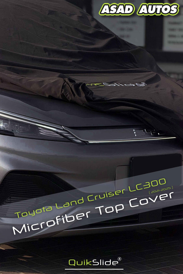 QuikSlide Microfiber Top Cover for Toyota Land Cruiser LC300 2021–2025 ...