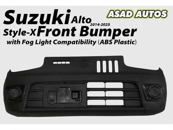 Suzuki Alto 2014-2026 Style-X Front Bumper with Fog Light Compatibilit ...