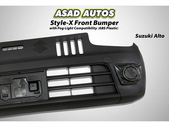 Suzuki Alto 2014-2026 Style-X Front Bumper with Fog Light Compatibilit ...