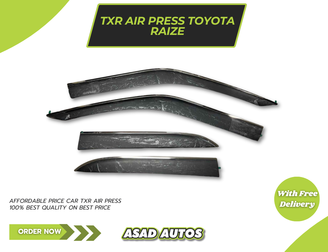 TXR Airpress for Toyota Raize – Premium Window Visors for Rain & Wind ...