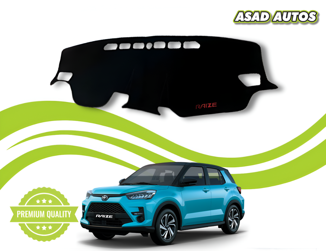 Toyota Raize Dashboard Carpet Mat – Anti-Glare & Sun Protection – Asad ...